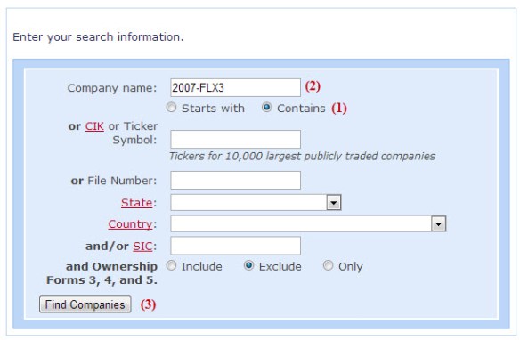 How to Search the SEC for a Securitized Trust | Deadly Clear